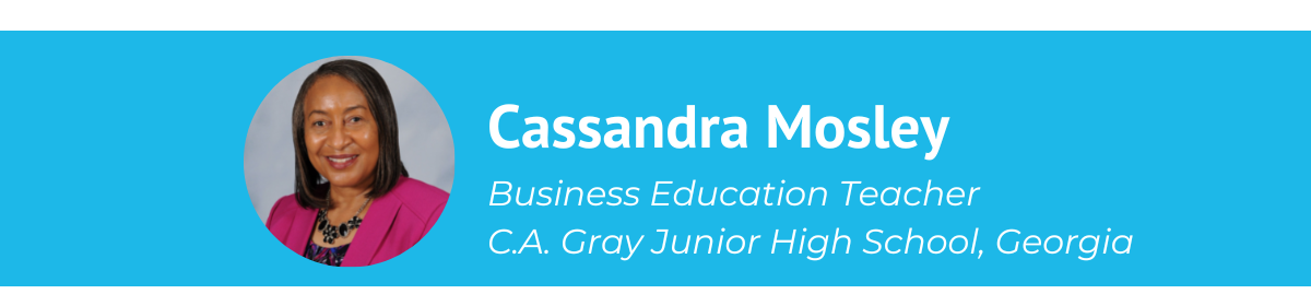 Teacher Talk with Cassandra Mosely - Blog